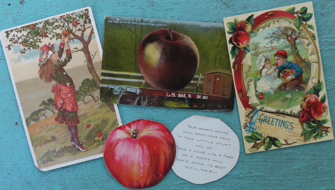Apple Greeting Cards - Etsy