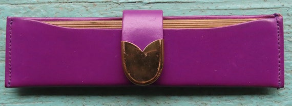 Vintage Comb in Leather Case - Gem