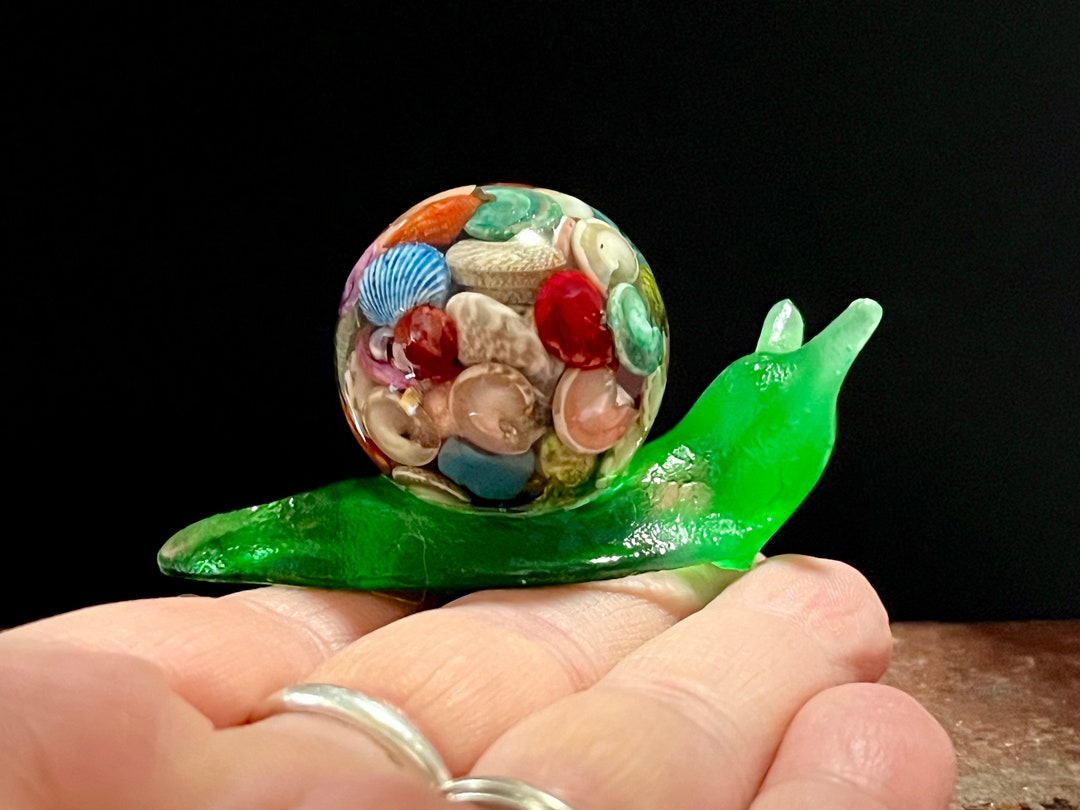 Cottage Core Snail Pet, Snail & Shells Decor, Lake Life Decor - Etsy