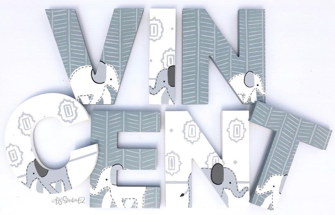 Elephant Nursery Decor, Elephant Boy Nursery, Elephant Wall Art ...