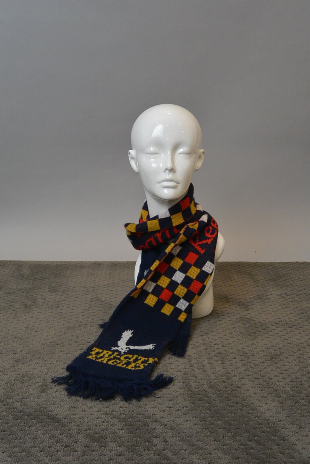 Vintage 60s Scarf// Colorful 60s Scarf// Vintage Winter Scarf (F1) - Etsy