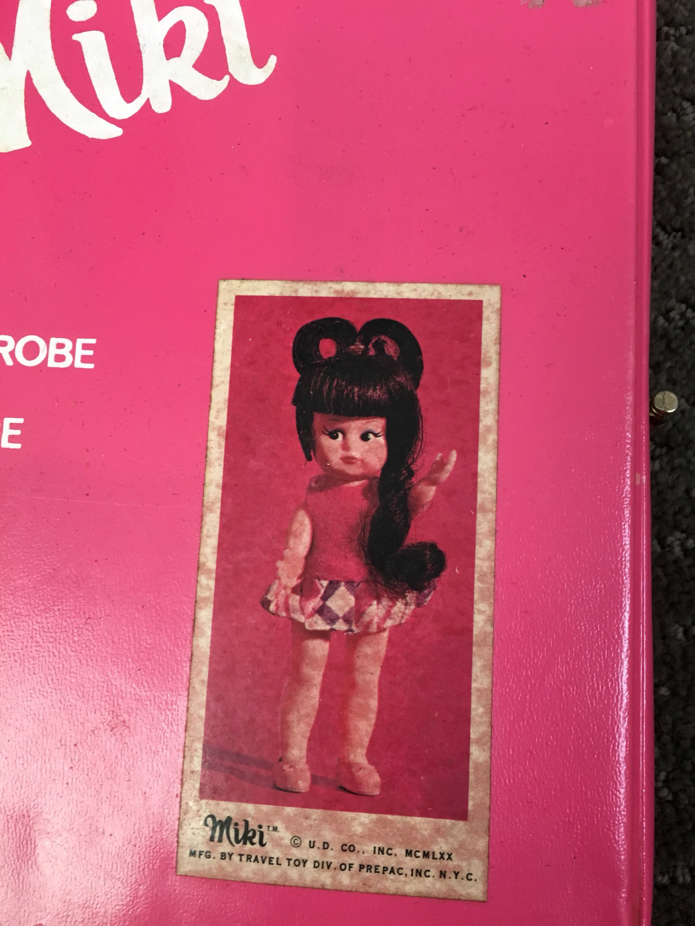 Miki Doll Wardrobe Case// Vintage Doll Case// Miki Doll - Etsy Australia