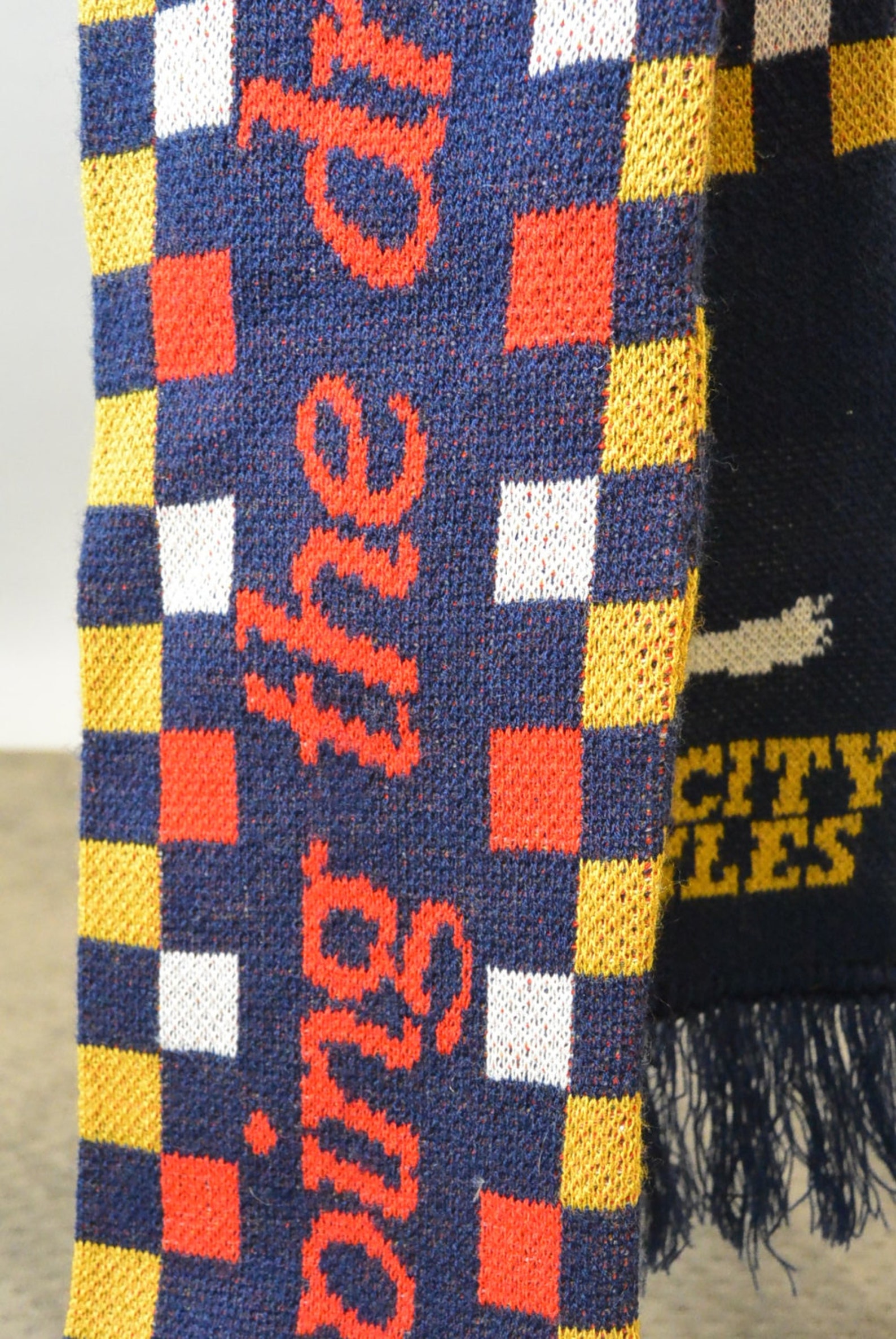 Vintage 60s Scarf// Colorful 60s Scarf// Vintage Winter Scarf F1 - Etsy