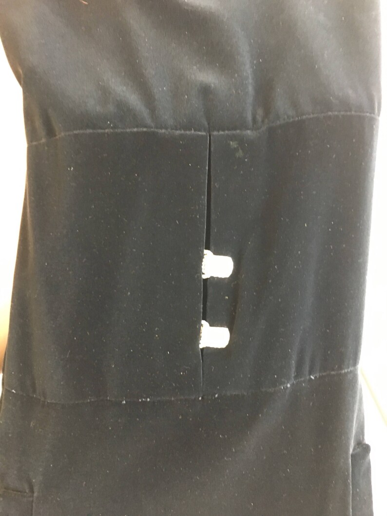 Vintage Mod Party Dress// 60s Velvet Dress// Vintage Shift Dress F1 - Etsy