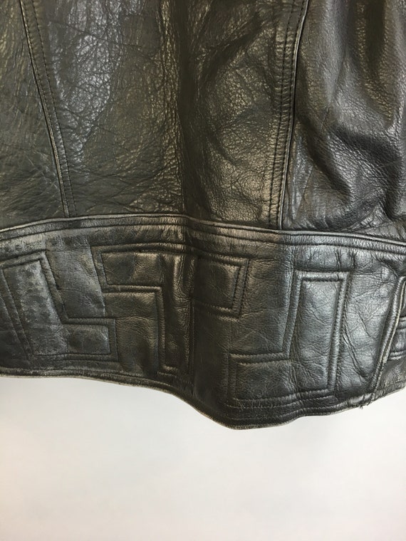 Vintage Motorcycle Jacket// 80s Cafe Racer Jacket// L… - Gem