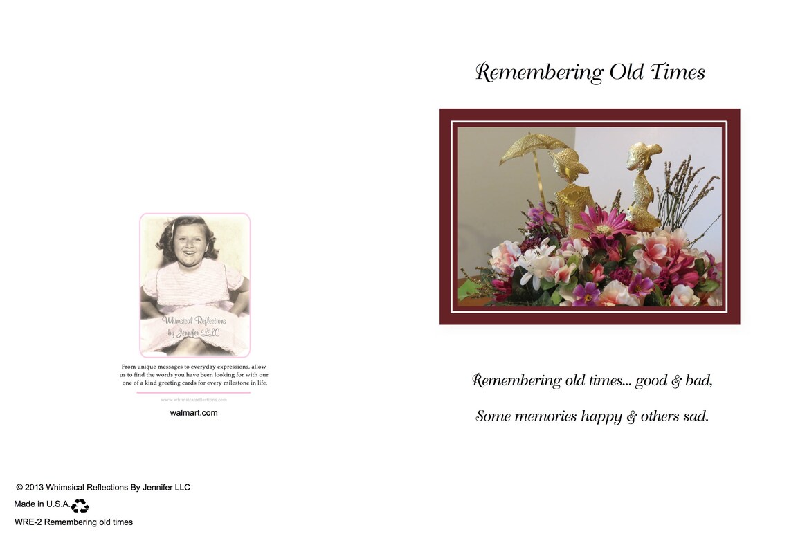 Remembering Old Times is a Special Card to Share With Friends You Have ...
