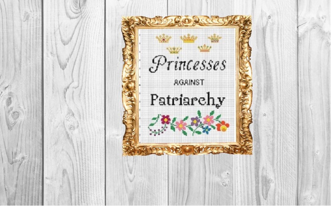 Princesses Against Patriarchy - Funny Modern Feminist Subversive Snarky ...