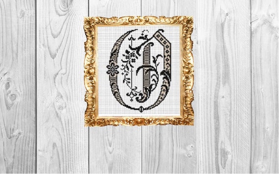 Monogram Letter O Fancy Vintage Wedding Baby Home - Etsy