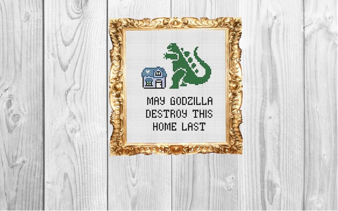 May He Destroy This Home Last - Cross Stitch Pattern - Instant Download ...