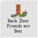 Backdoor Friends Are the Best- Cross Stitch Pattern - Instant Download ...