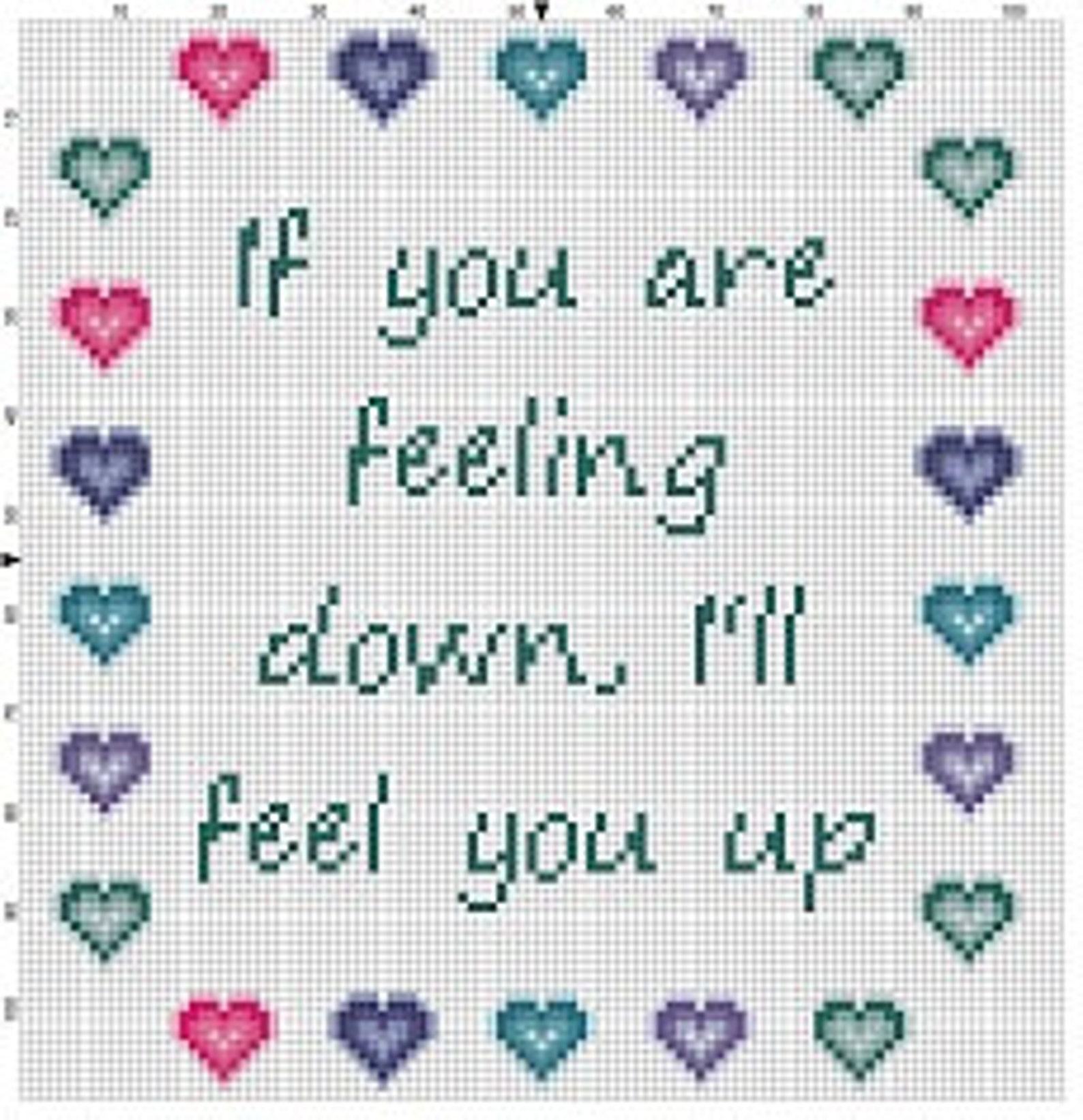 If You Are Feeling Down I'll Feel You up Funny Cross - Etsy Canada