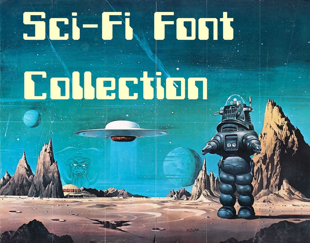 Sci Fi Font Collection - Cross Stitch Pattern - Instant Download - Etsy