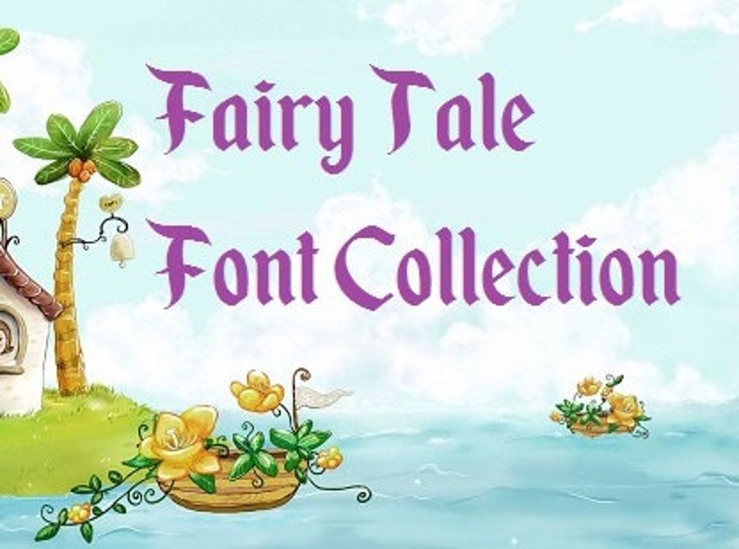 Fairy Tale Font Collection - Cross Stitch Pattern - Instant Download - Etsy