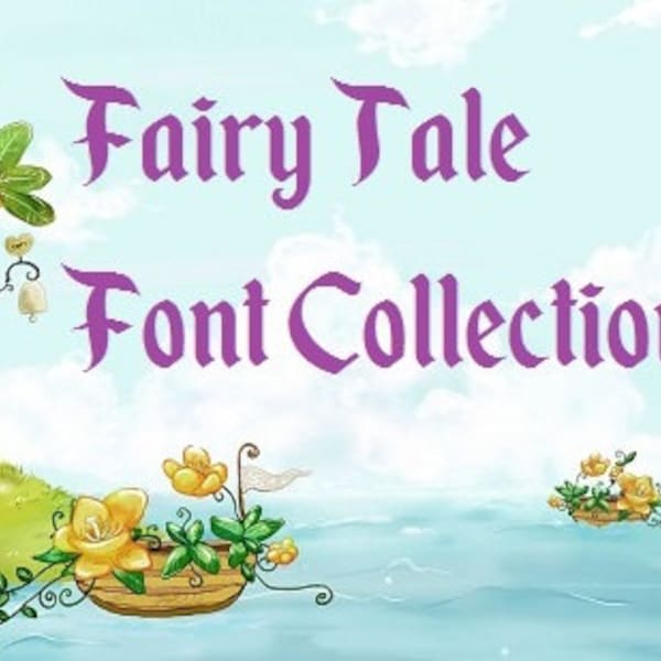 Fairy Tale Font - Etsy