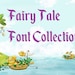 Fairy Tale Font Collection - Cross Stitch Pattern - Instant Download - Etsy