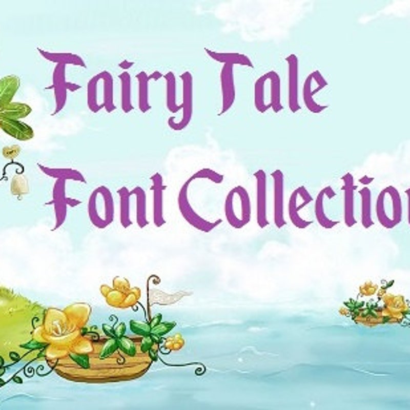 Fairy Tale Font - Etsy