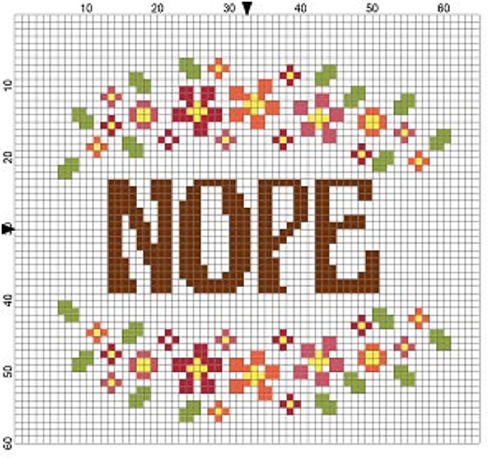 Nope - Funny Dirty Cross Stitch Pattern - Instant Download - Etsy Canada