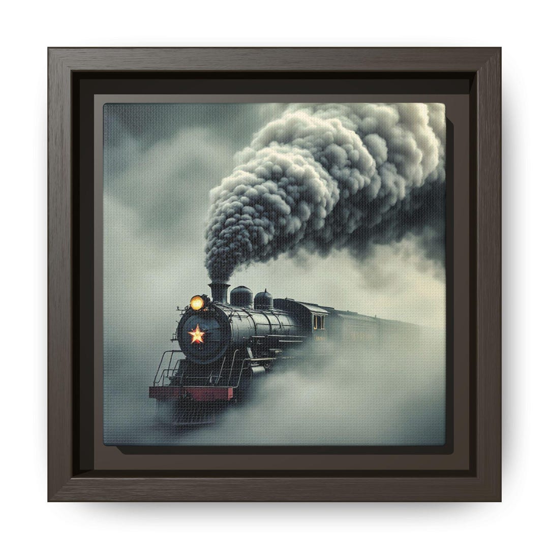 Framed Canvas Matte Vintage Steam Locomotive | Train Wall Art - Etsy