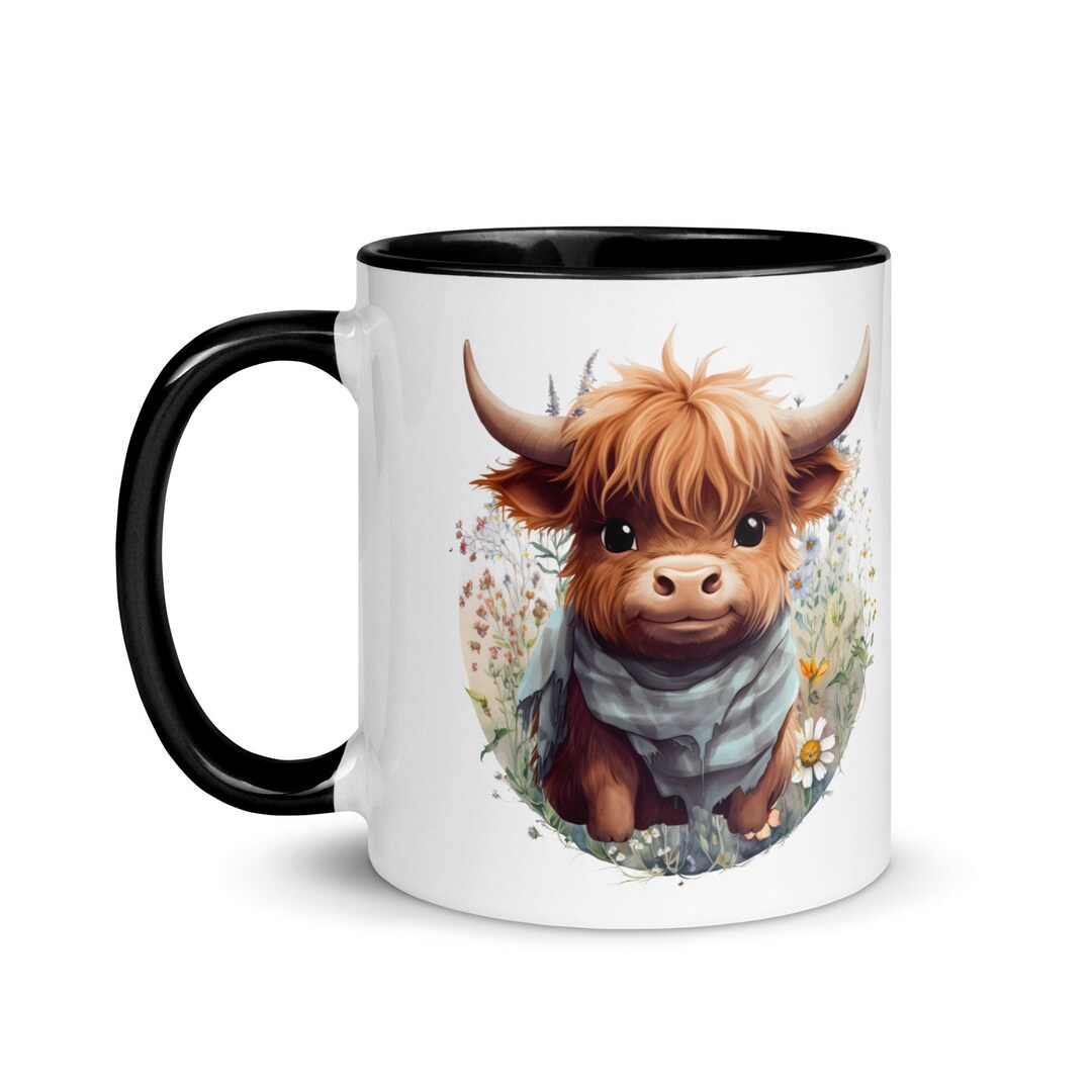 Highland Country Calf 11 Ounce Coffee Mug Local Arizona Etsy - Etsy
