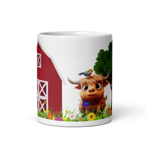 Happy Farm Scene Coffee Mug Local Arizona Shop - Etsy