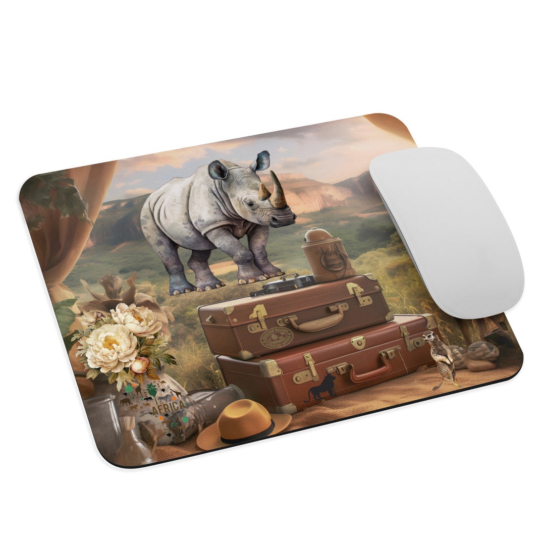 Mouse Pad - Custom Design With a Vintage Safari Look From a Local ...