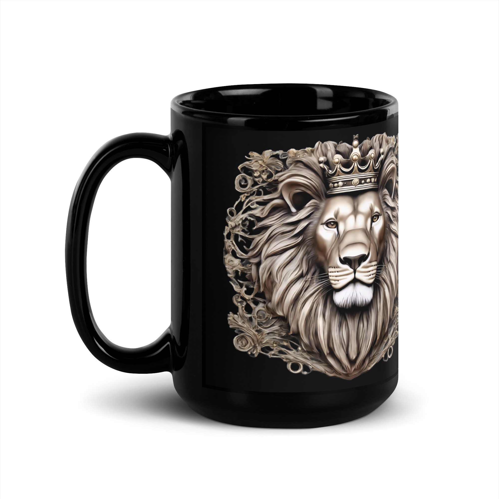 Black Glossy Mug - Etsy