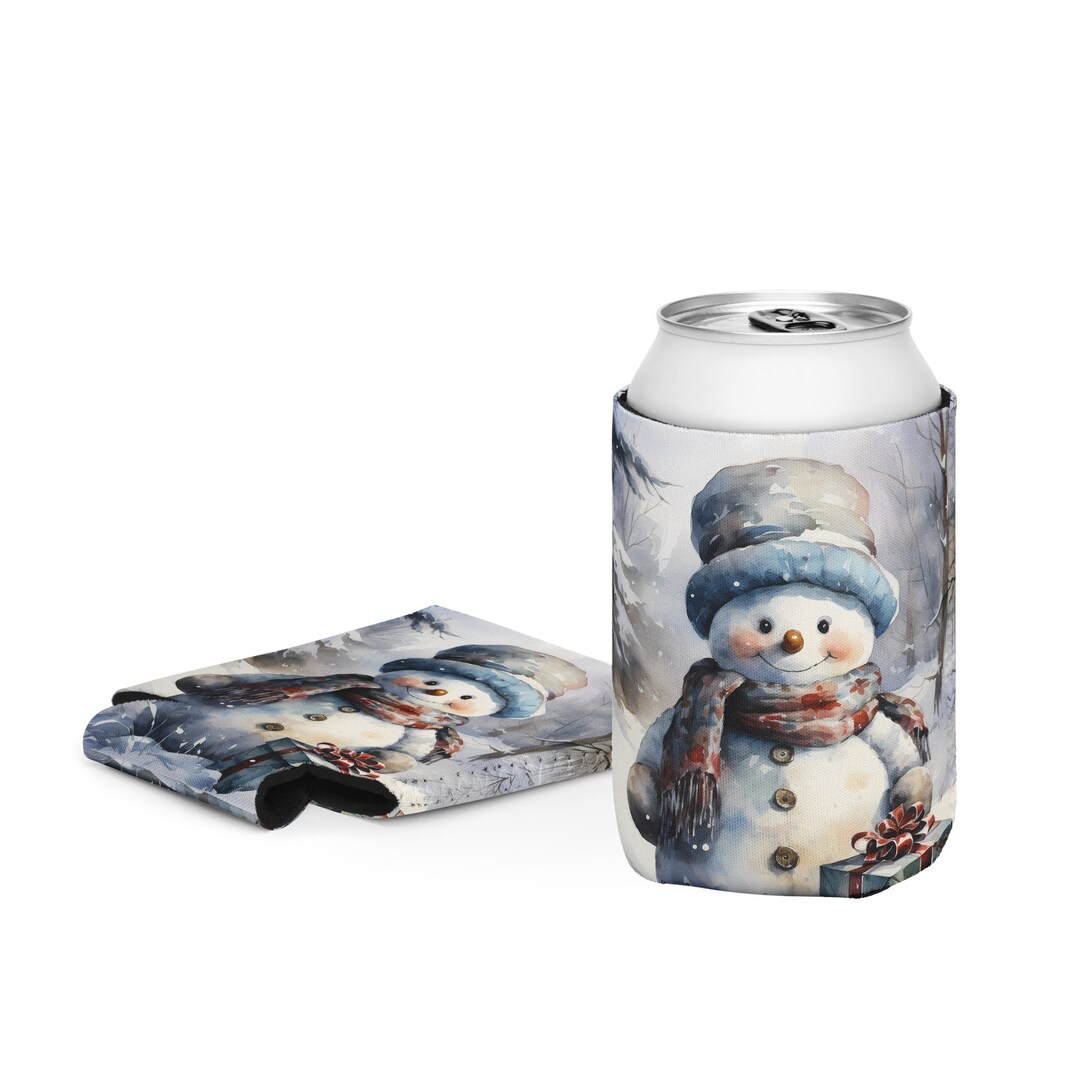 Can Koozie Winter Snowman-sold by Local Seller - Etsy