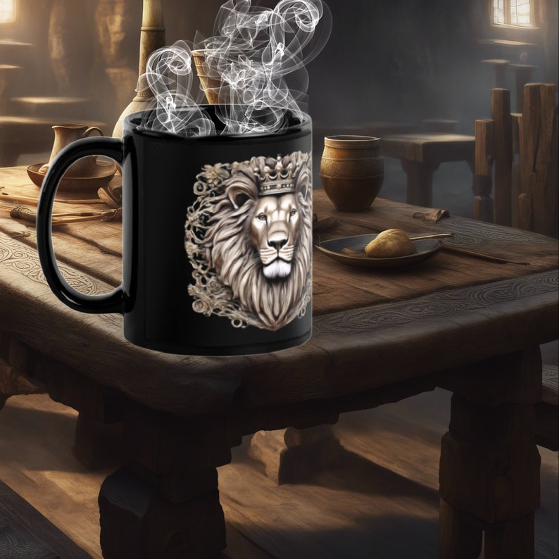 Black Glossy Mug - Etsy