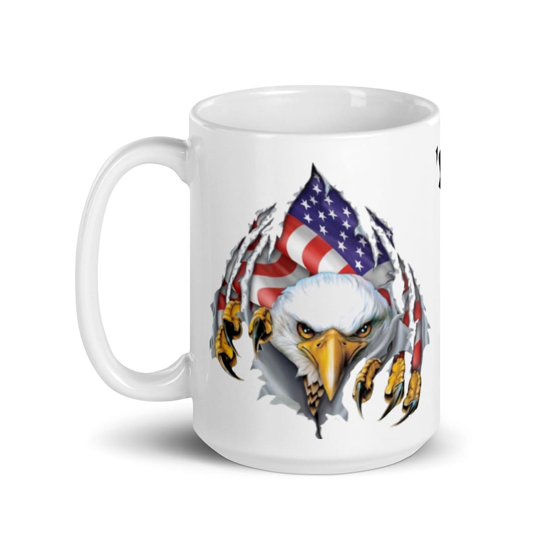 Custom Design Patriotic Mug Local Arizona Etsy Shop - Etsy