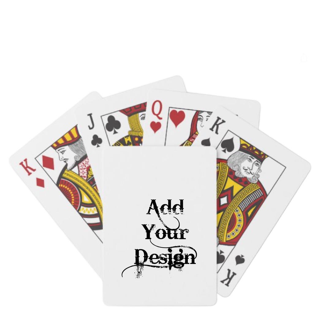 Design Your Own Set Poker Playing Cards, Sold by USA Seller - Etsy