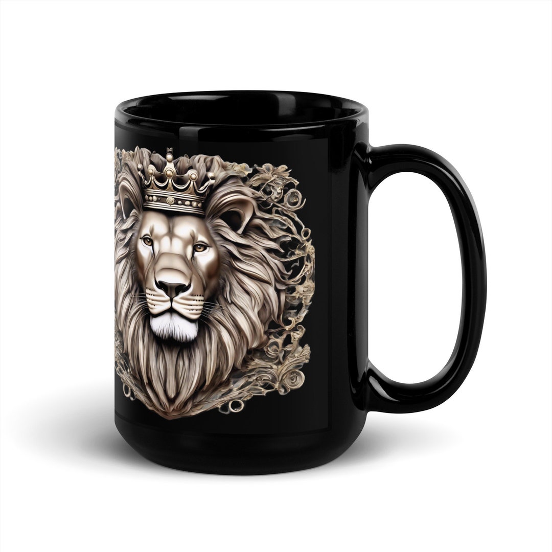 Black Glossy Mug - Etsy