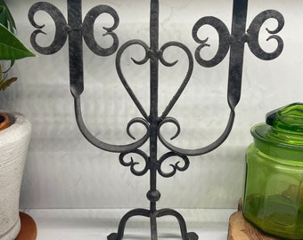Hand Forged Candelabra - Etsy