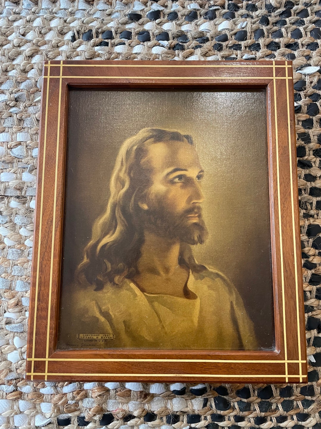 Catholic Wooden Holy Eucharist, Last Rites, Sick Call Shadow Box ...