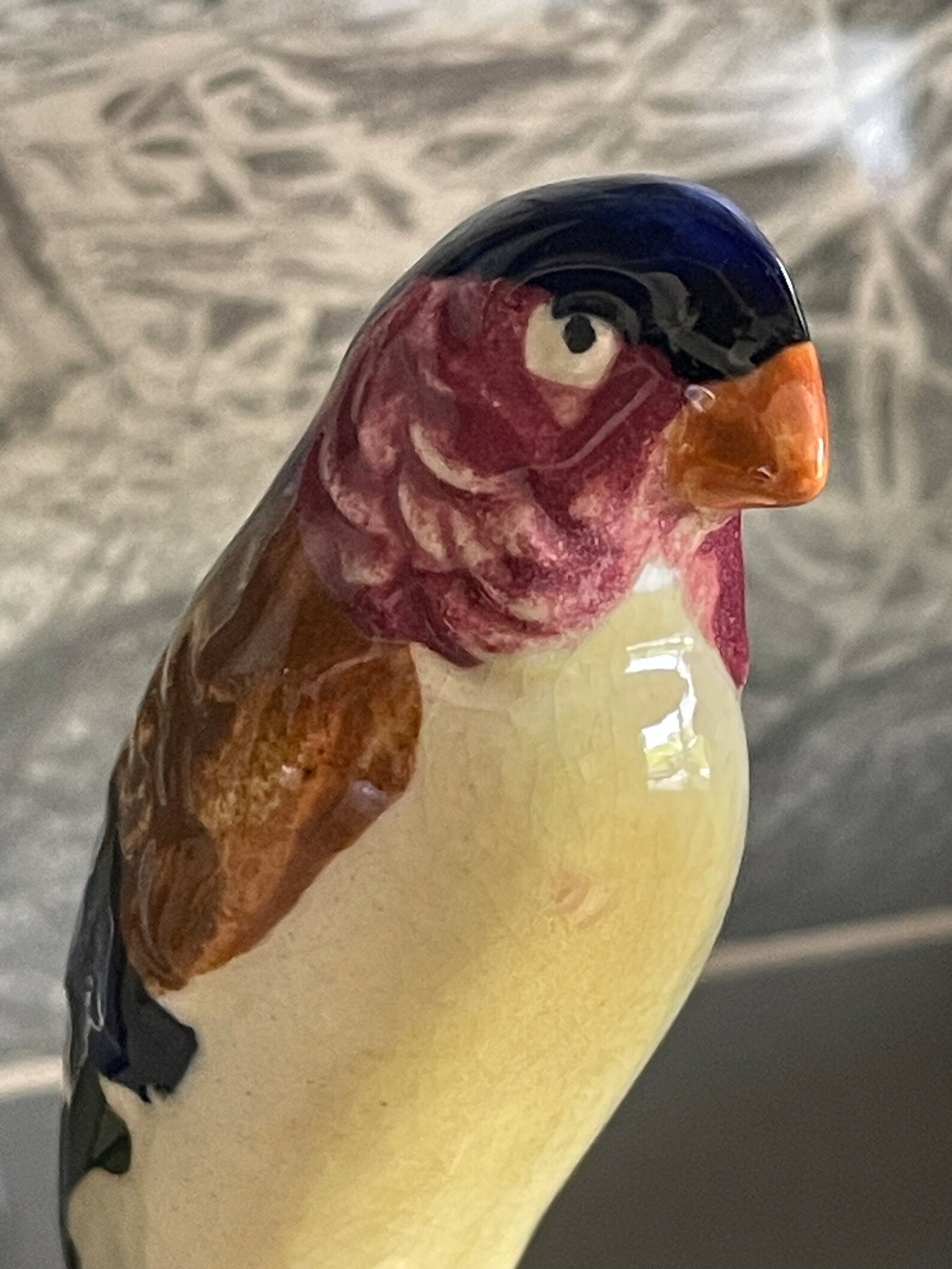 Vintage Bird Flower Frog. Bird Flower Frog Bird Finial on Top of What ...