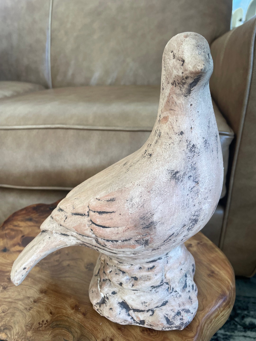 Terracotta Pigeon Decoration Out Door Indoor Unique Rare Handmade - Etsy