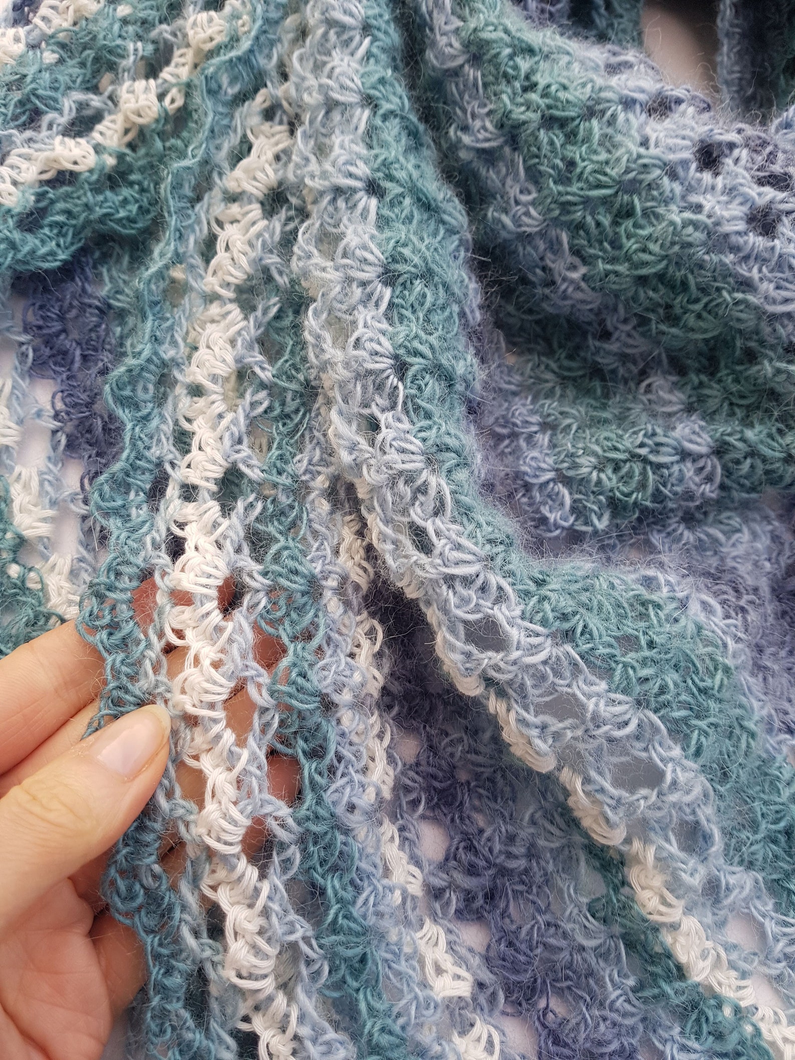 Elements Shawl - Intermediate Crochet Pattern - Etsy UK