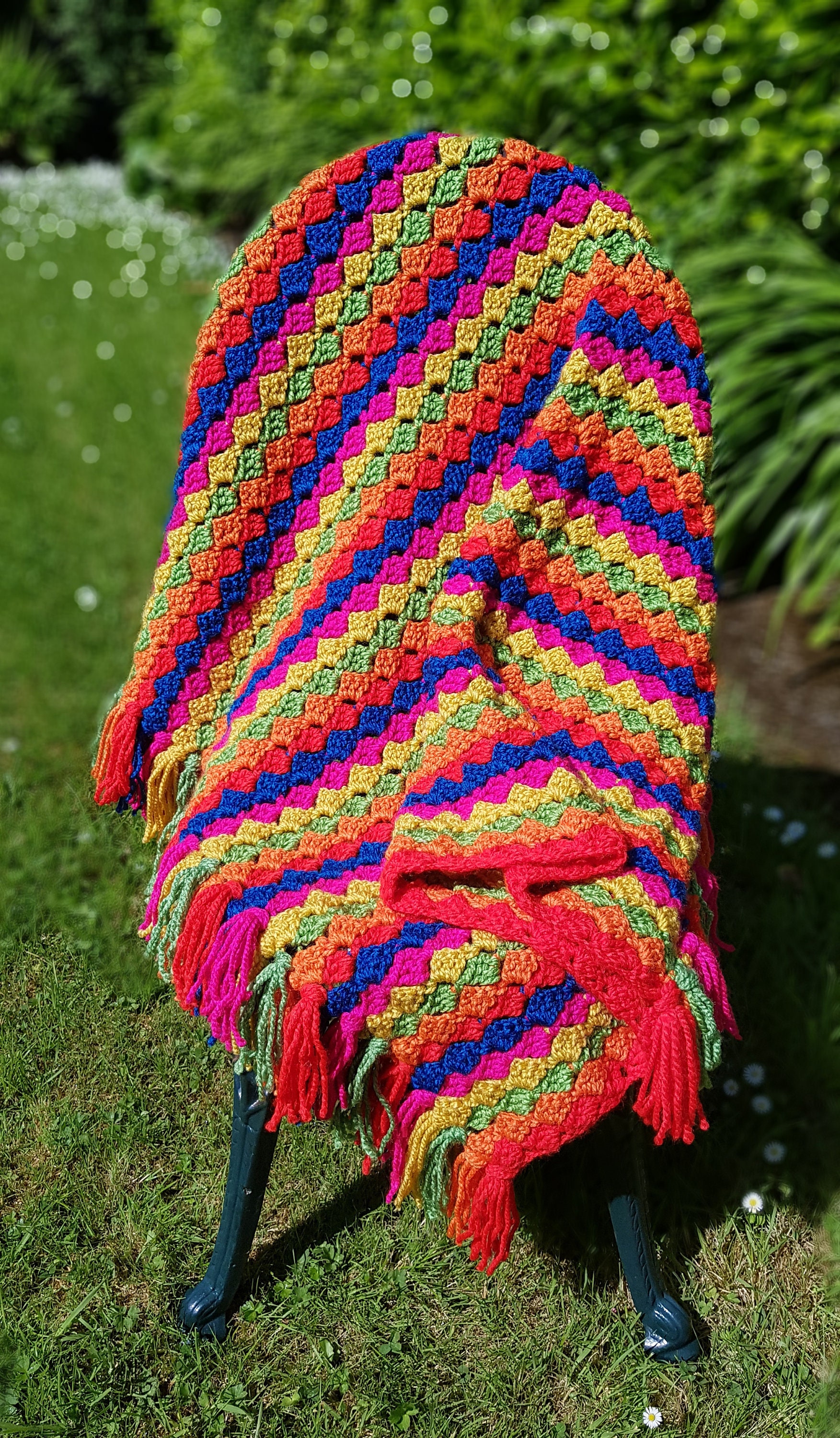 Tutti Frutti Easy Crochet Blanket Pattern - Etsy