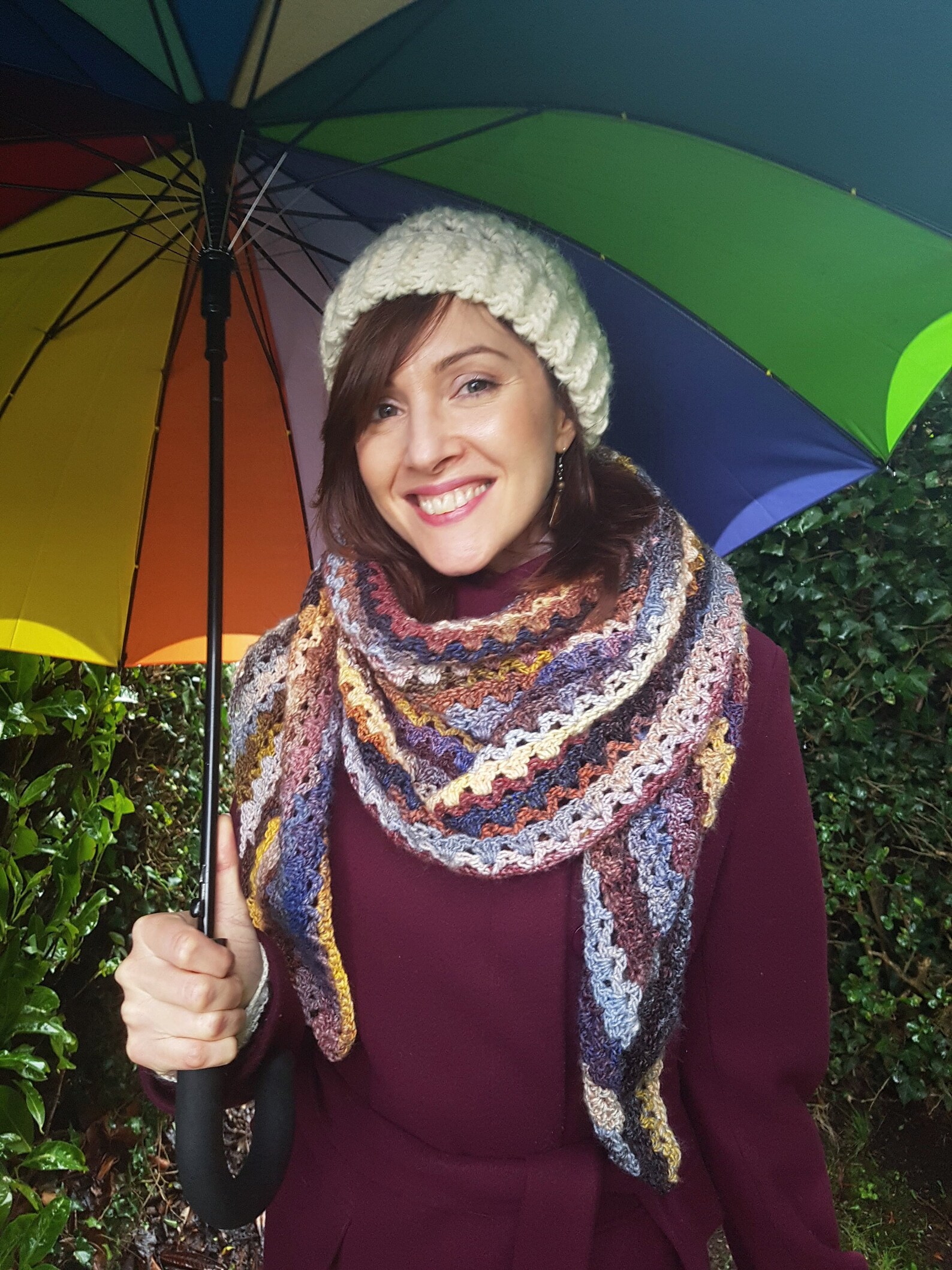 Easy Autumn Shawl - Easy Crochet Scarf Pattern - Instant Download PDF ...