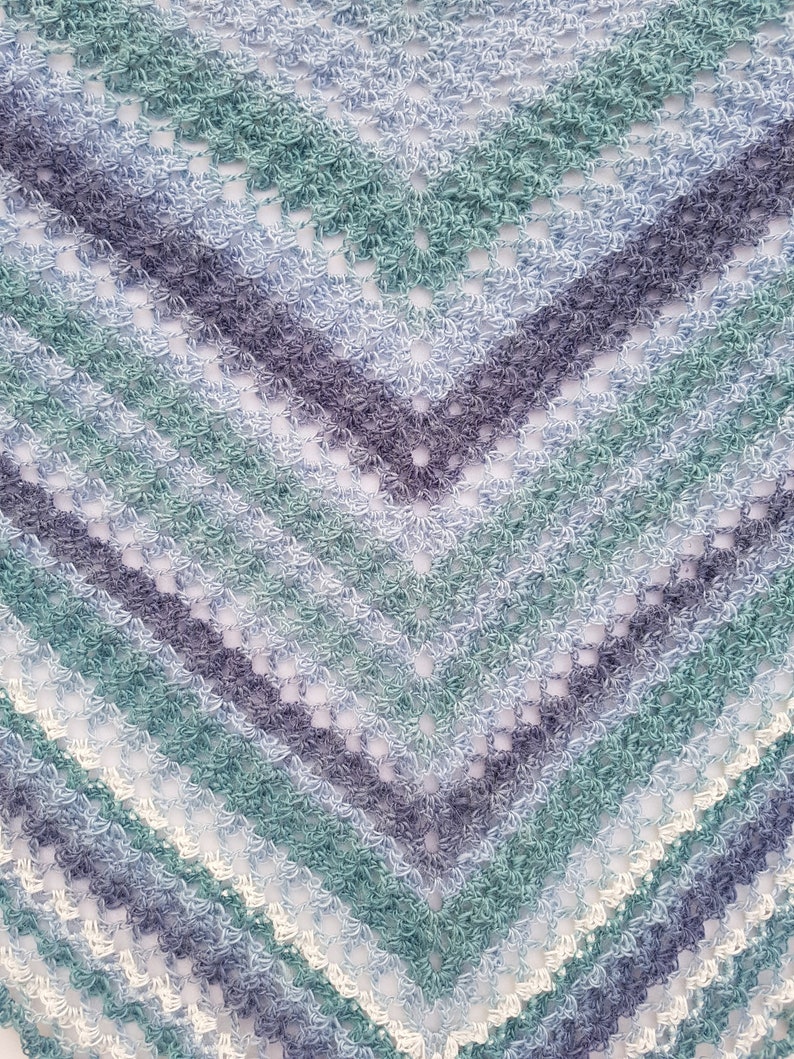 Elements Shawl Intermediate Crochet Pattern | Etsy