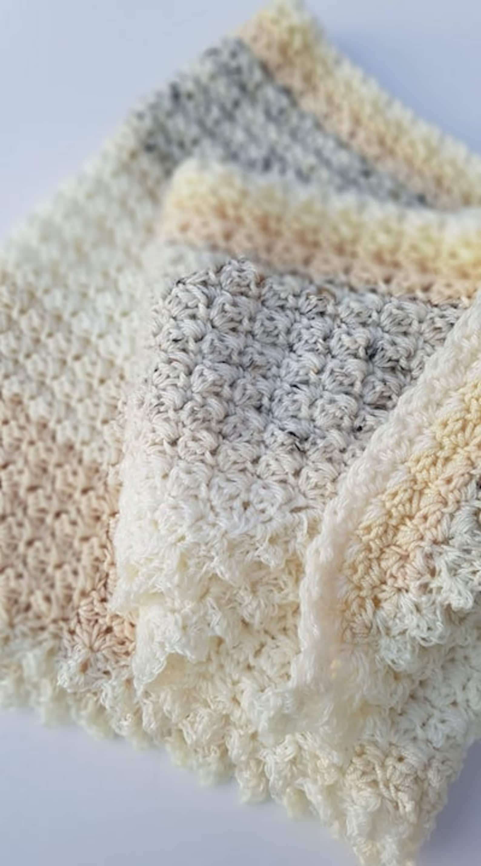 Italian Ice Cream Shawl Easy Crochet Pattern | Etsy
