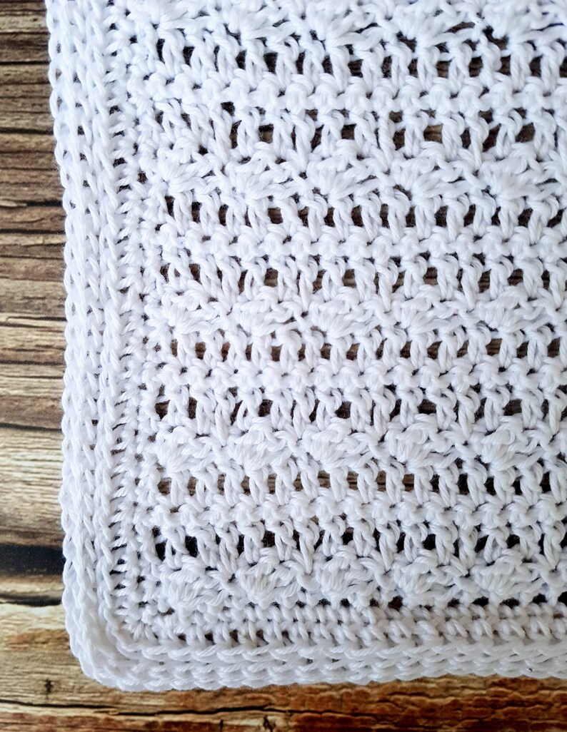 Ripple Dishcloth Easy Crochet Pattern | Etsy