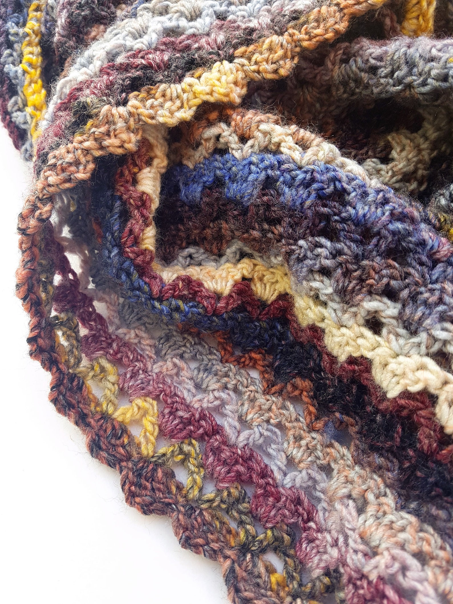 Easy Autumn Shawl - Easy Crochet Pattern - Etsy