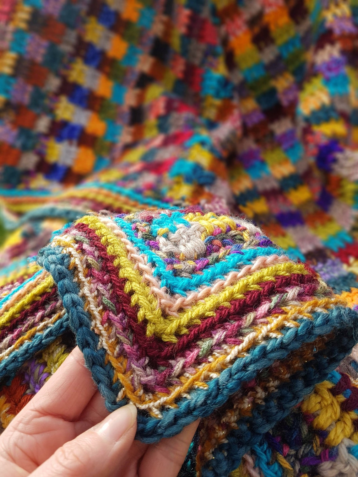 Comfort Blanket Easy Crochet Pattern | Etsy