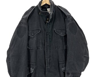 Black M65 Field Jacket - Etsy