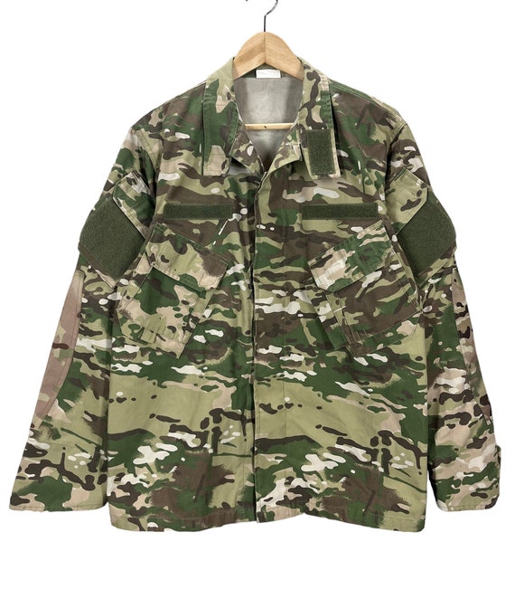 Military Camo Combat Tactical Army Jacket Small Excel… - Gem