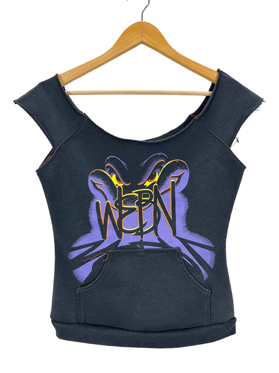 Vintage 90's WEBN 102.7 Radio Station Chopped Sweatshirt Shirt Small - Etsy