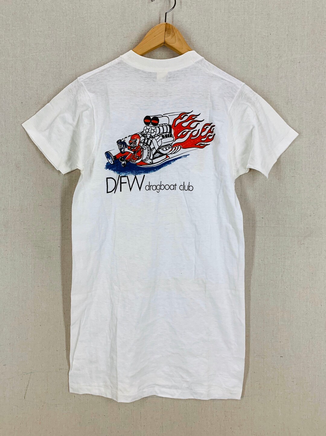 NOS Vintage 60's 70s DFW Dragboat Club Drag Racing T-shirt Small - Etsy