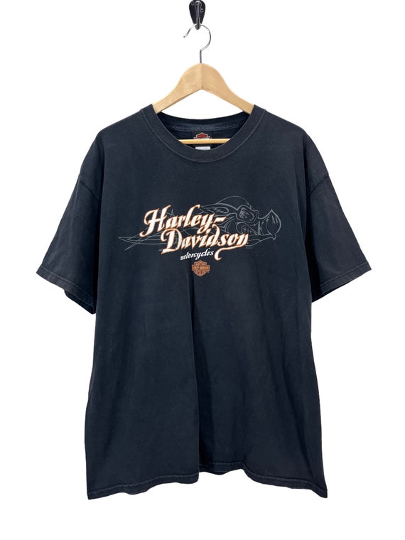Vintage Harley Davidson Hog Motorcycle T-Shirt XL - Gem