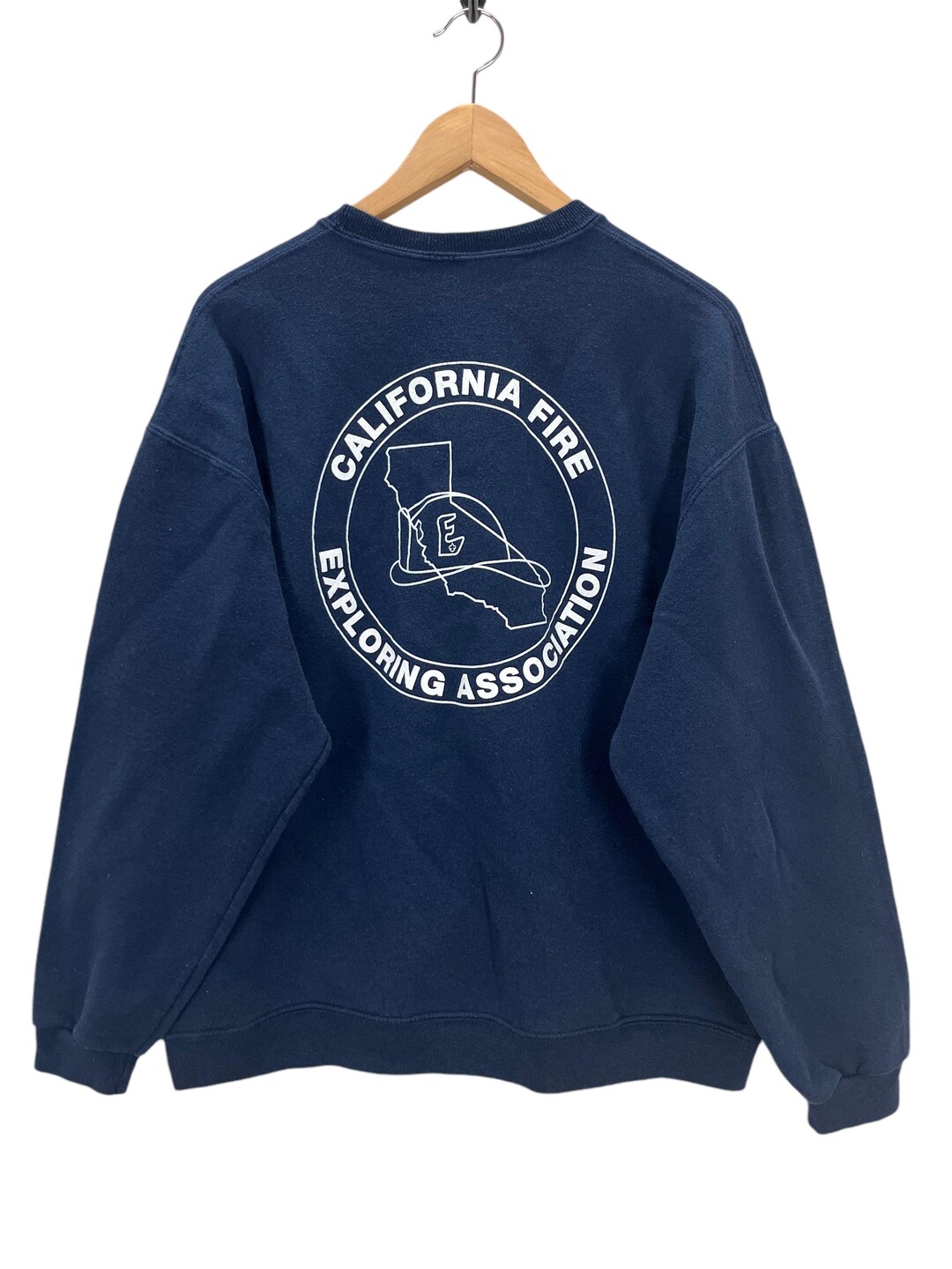 Vintage California Fire Exploration Assiciation Oxnard, Ca Crewneck ...
