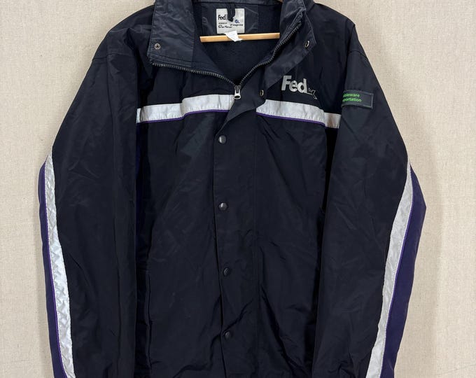 Fedex Stan Herman Reflective Jacket S/M Excellent - Etsy